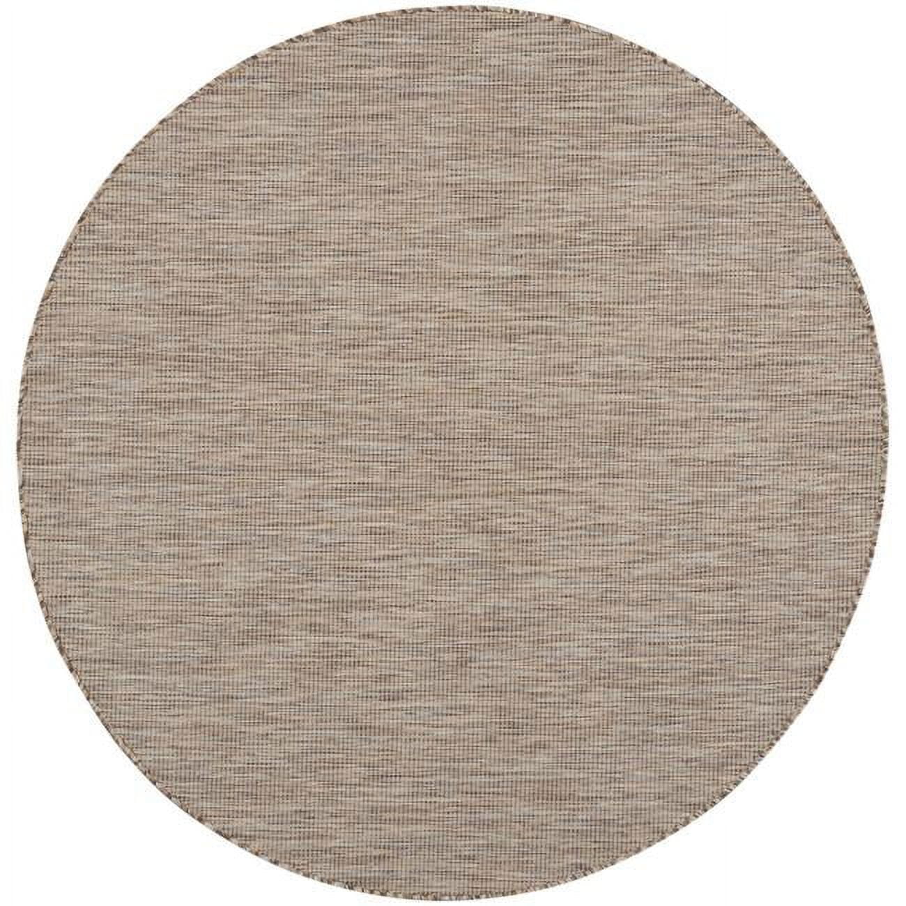 6 ft. Beige Power Loom Round Area Rug - Beige - 6 ft. - Walmart.com