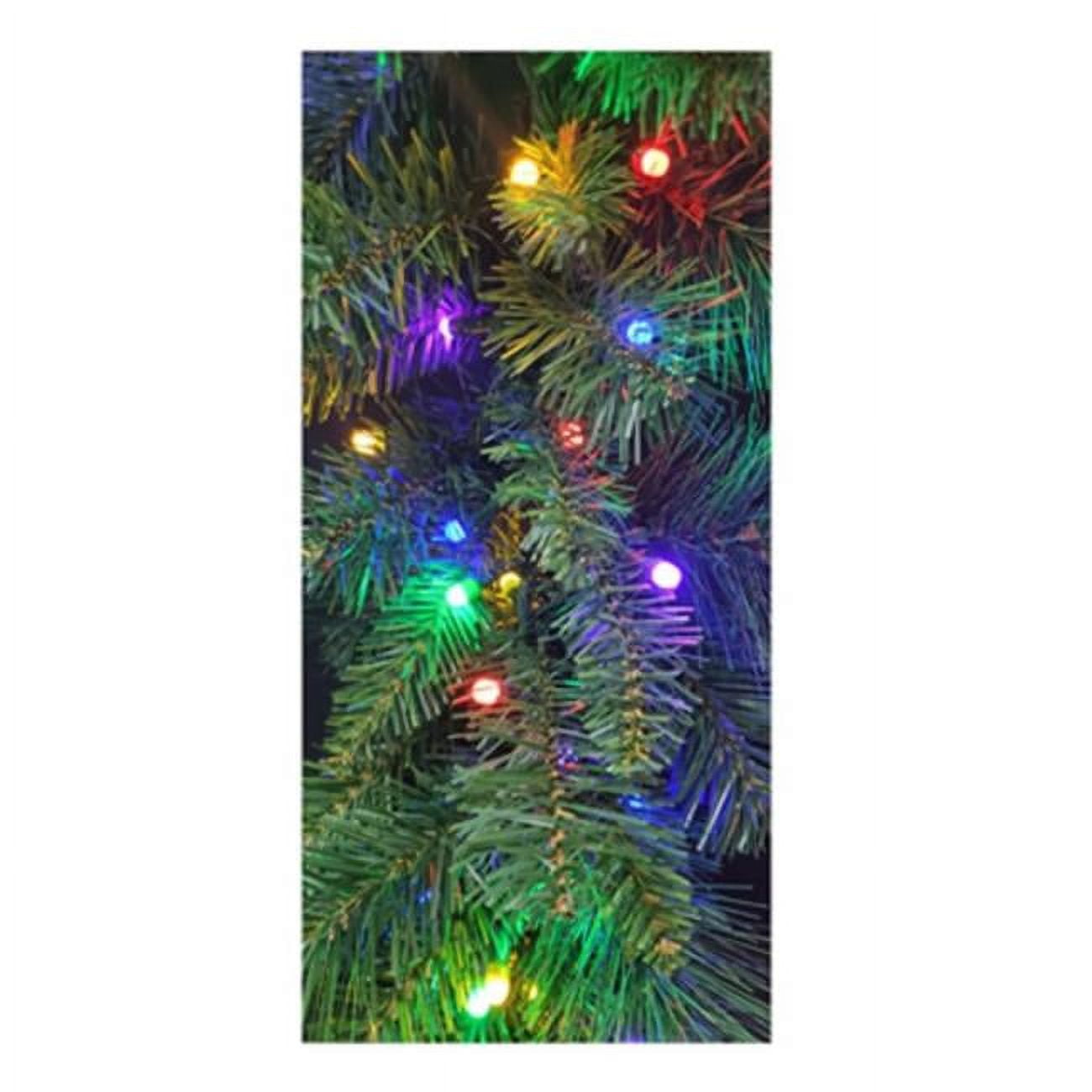 Walmart 6ft Pre-lit LED Christmas Garland with Multi Color Lights ...