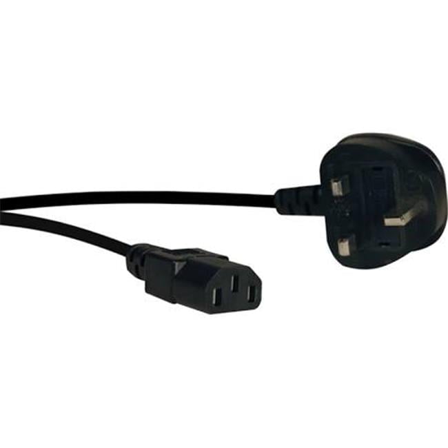 6 ft. Computer Power Cord UK Cable C13 to BS-1363 Plug, 10A - Walmart.com