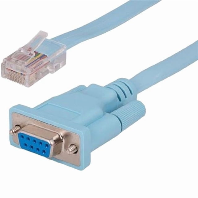 6 ft. Console Cable DB9 Female to RJ45 Male Cable Replacement ...