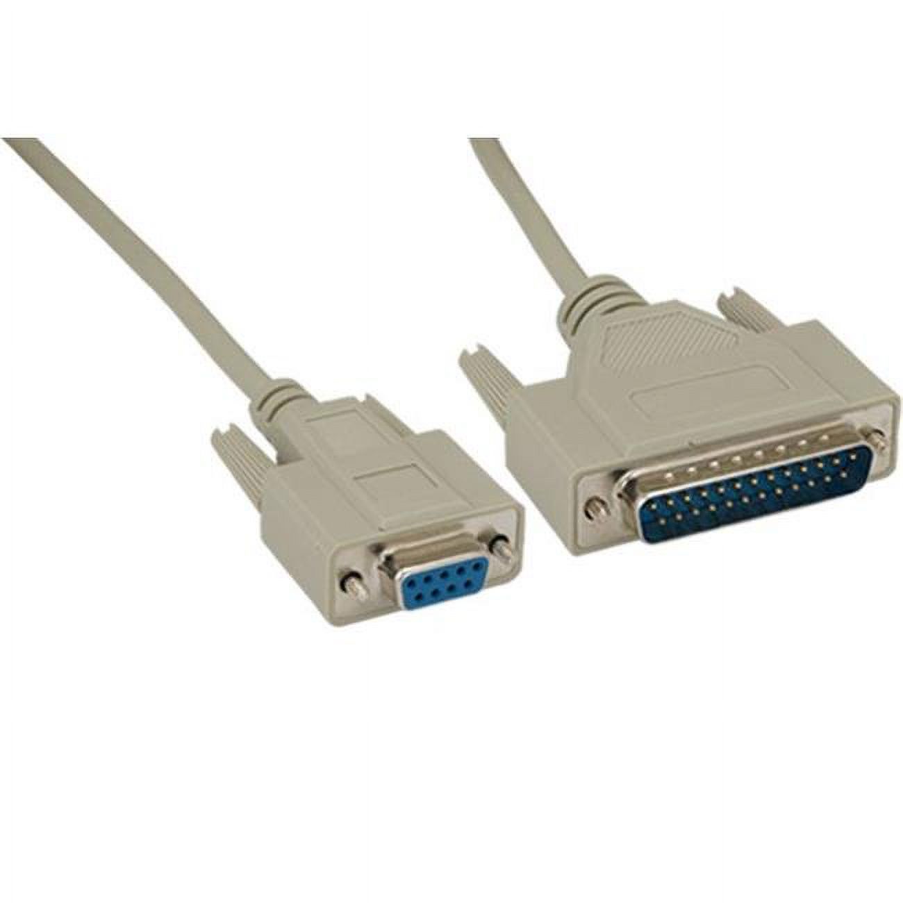 6 ft. DB9 Female to DB25 Male HP Plotter Laser Serial Printer Cable ...