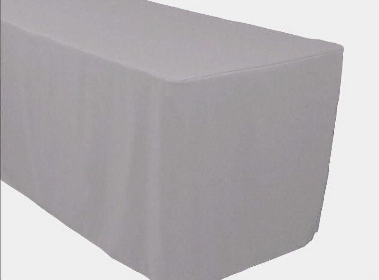 6' ft. Fitted Polyester TABLECLOTH Trade show Booth banquet Table Cover ...