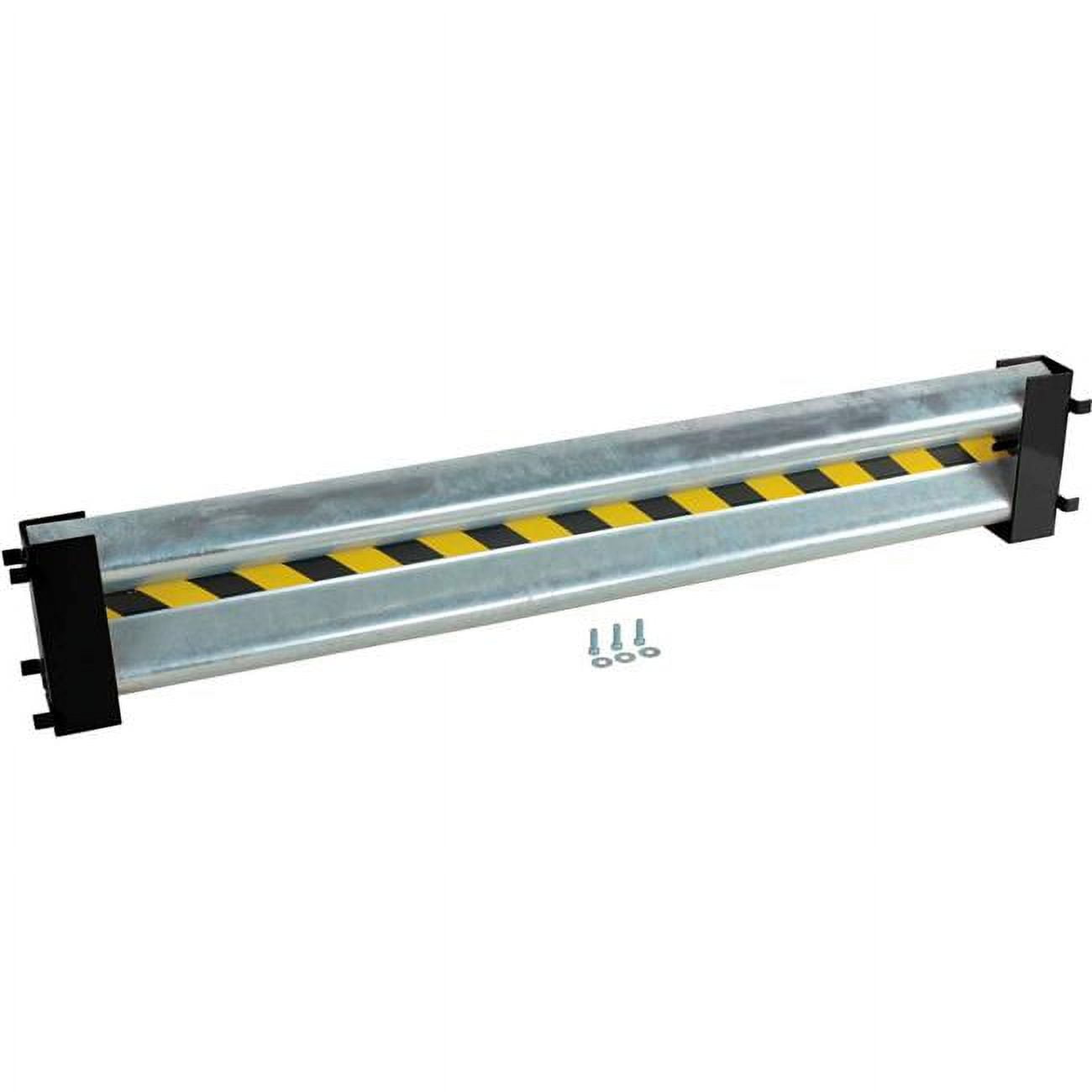 6 ft. Galvanized Drop-In Guard Rail with 2 Brackets & Hardware ...