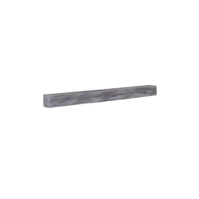 6 ft. Grist Mill Fireplace Mantel, Weathered Gray - Walmart.com