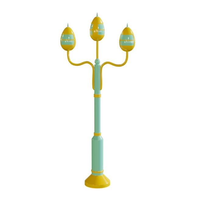 6 ft. Lamp Post Decor with Easter Eggs - Walmart.com