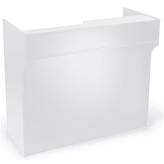 6 ft. Ledgetop Counter Well Top Register Stand, White - Walmart.com