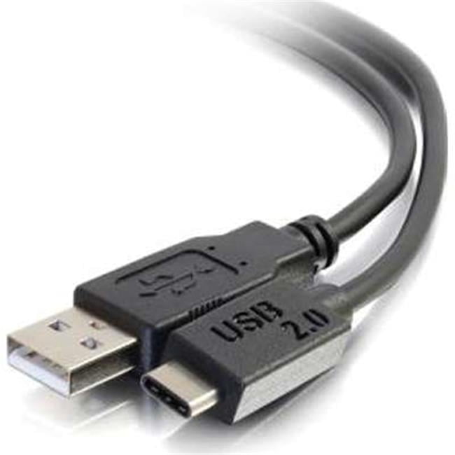 6 ft. USB 2.0 USB C USB A USB Cables, Black - Walmart.com