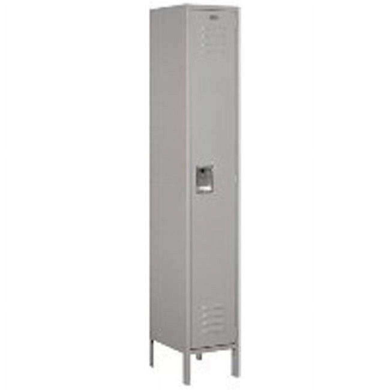 6 ft. x 15 in. Extra Wide See-Through Unassembled Metal Locker - Gray ...