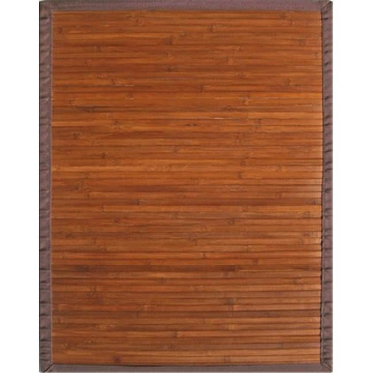 6 ft. x 9 ft. CONTEMPORARY CHOCOLATE Bamboo Area Rug - Walmart.com