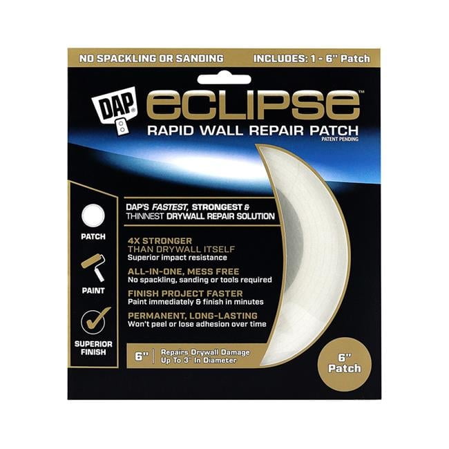 6 in. 09165 Eclipse Rapid Wall Repair Patch - Walmart.com
