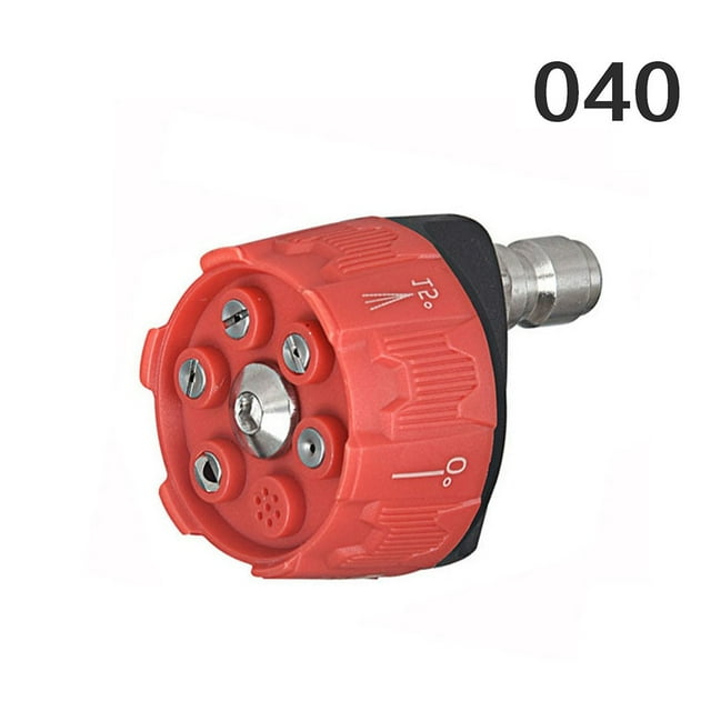 6-in-1 Adjustable Pressure Washer Nozzle 1/4\" Quick Connect 4000 PSI ...