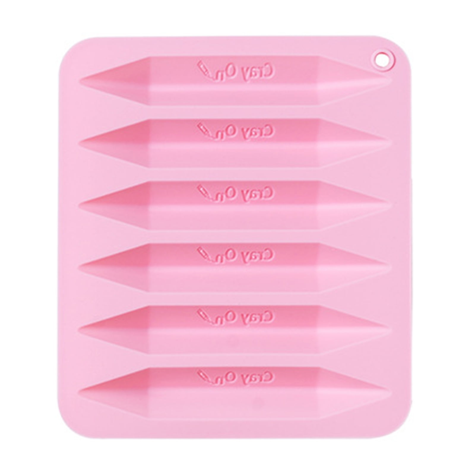 6-in-1 Crayon Molds Pencil Shape Silicones Molds for Kid DIY - Walmart.com