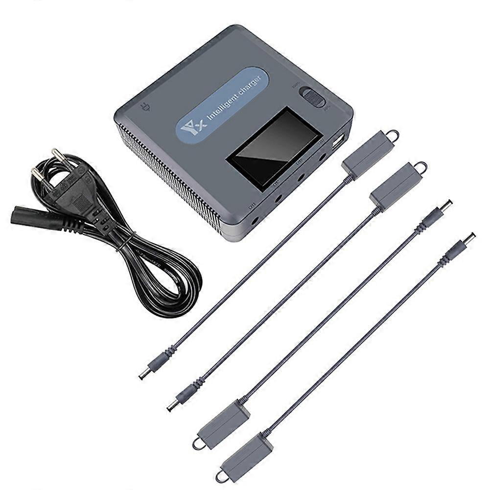 6 in 1 Digital Display Battery Charger for 3 Drone Battery Charging Hub ...