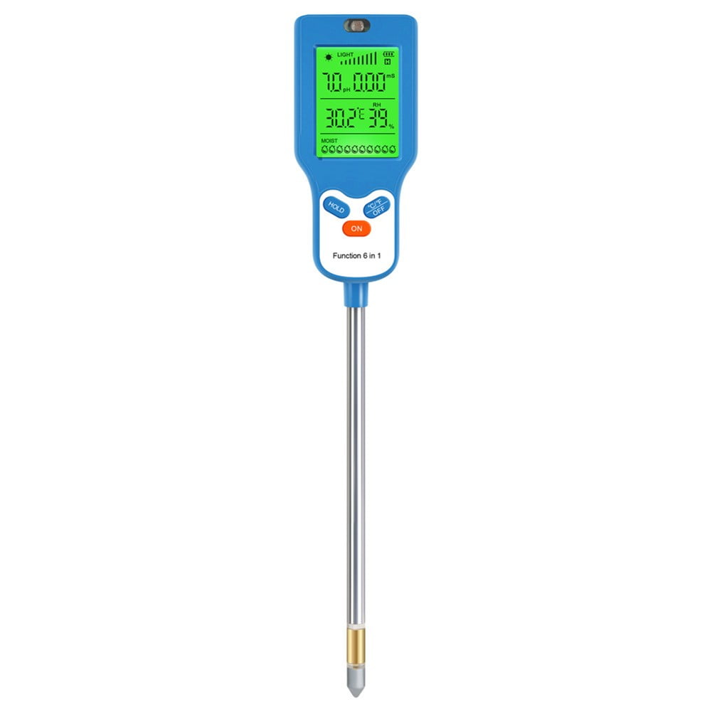 6-in-1 Digital Soil PH Meter: Quick, Accurate Testing for Optimal Plant ...
