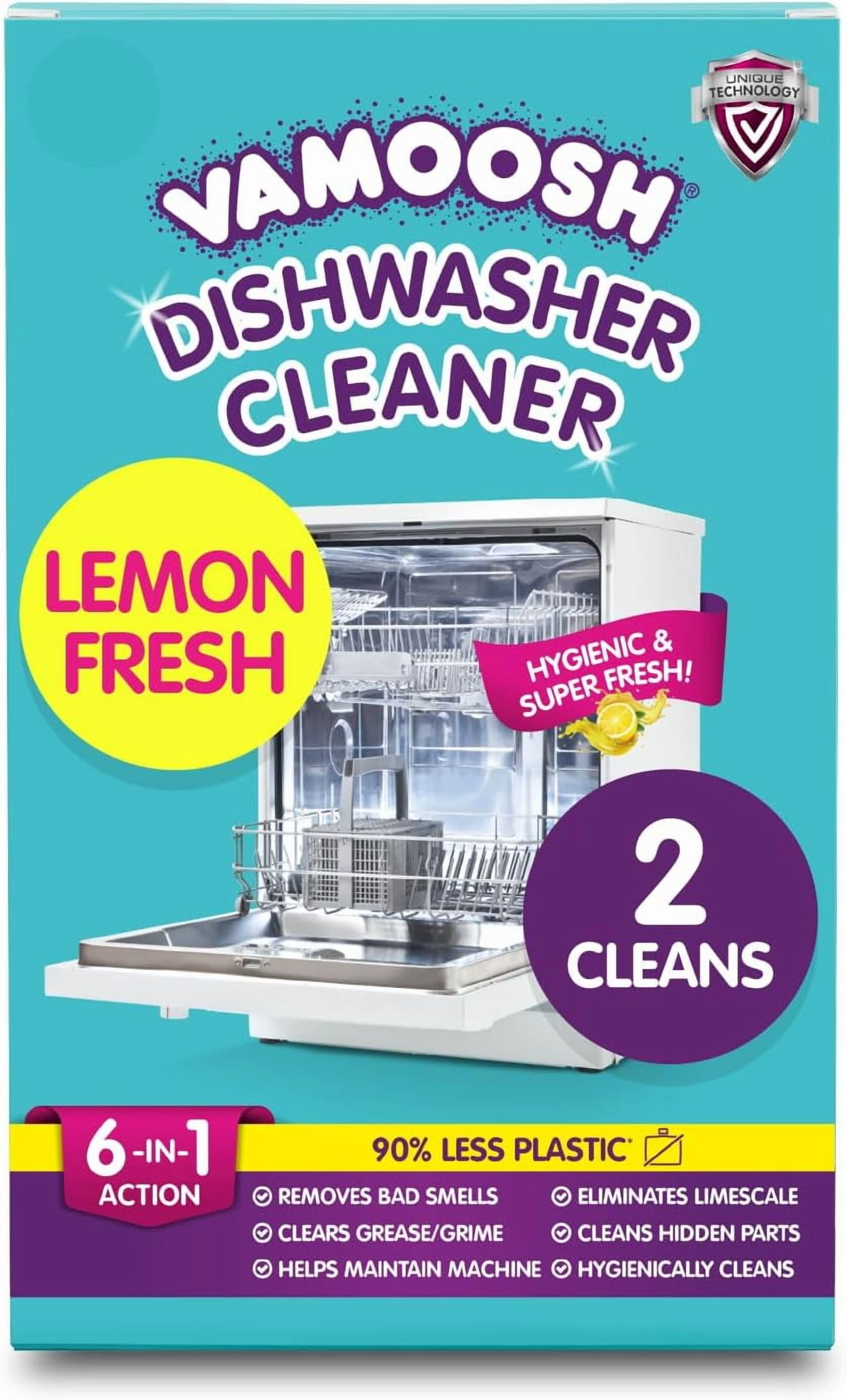 6-in-1 Dishwasher Cleaner | Natural Citric Acid Cleaning Formula ...