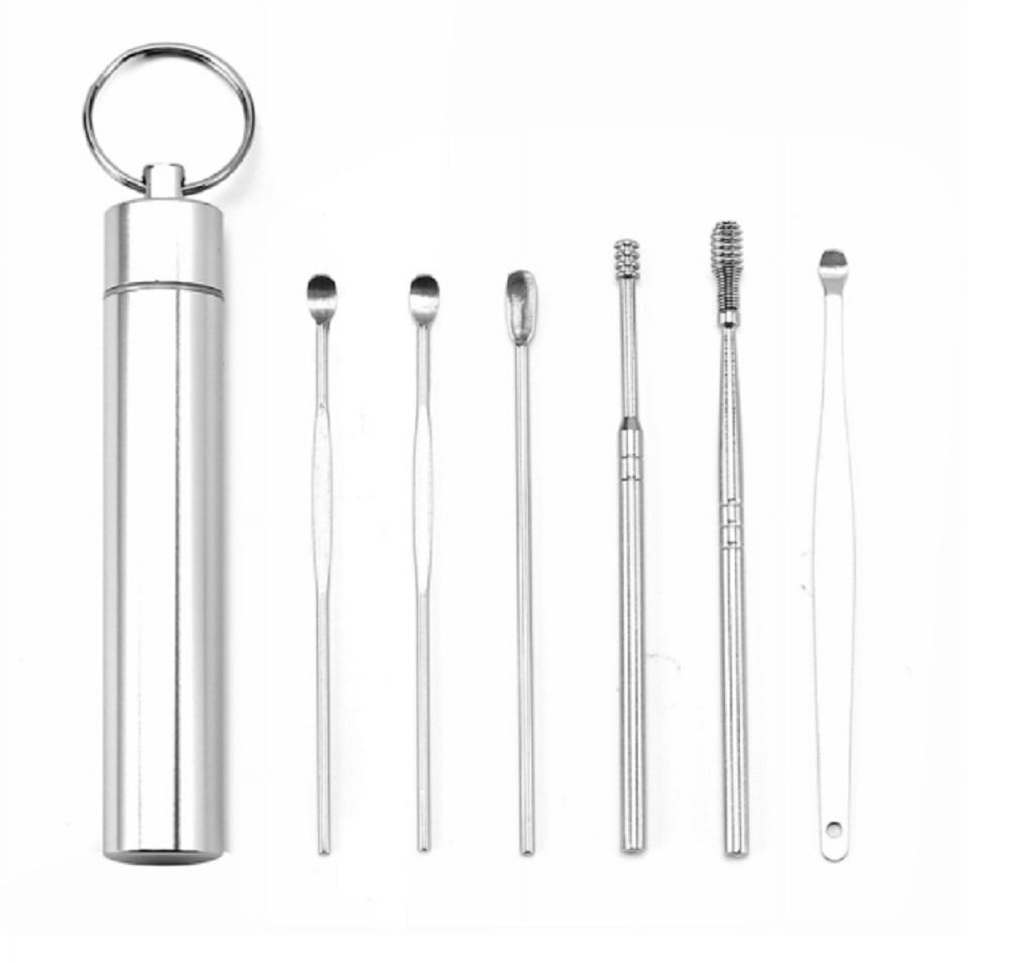 6-in-1 Ear Wax Removal Kit – Reusable Spring Ear Wax Cleaner Tools Set ...
