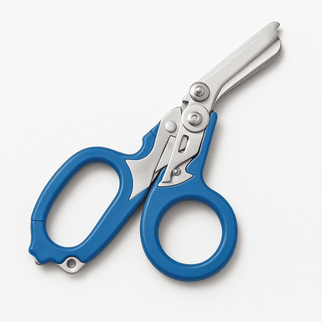 6-in-1 Emergency Shears[BLUE] - Heavy Duty 420HC Stainless Steel ...