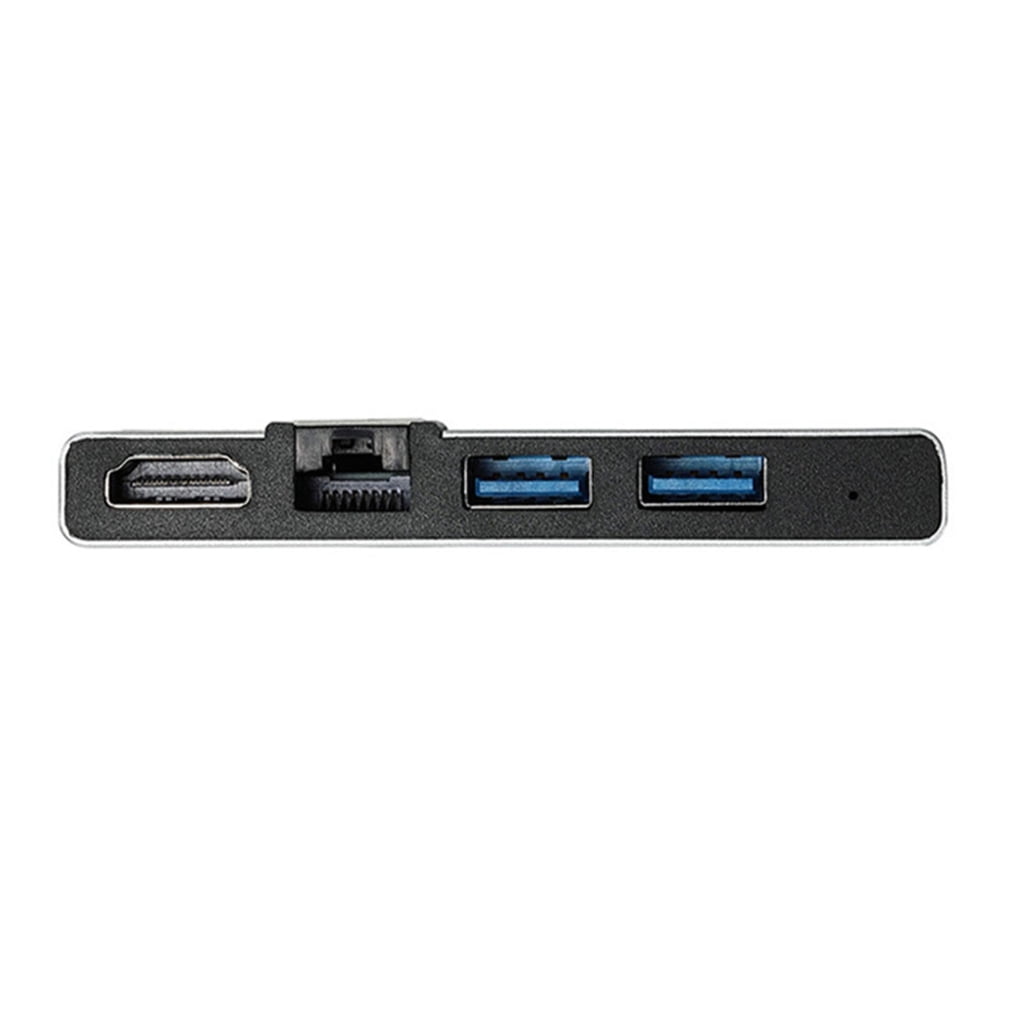 6 in 1 Hub Docking Station with 4K Adapter Ethernet USB 3.0 Data ...
