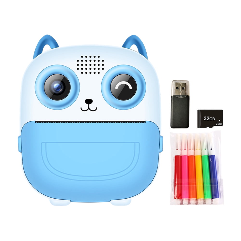 6-in-1 Instant Photo Camera, 1080P Video Recorder, 200DPI Thermal ...