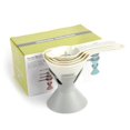 6-in-1 Kitchen Funnel Set with Egg Separator & Sturdy Base, Plastic ...