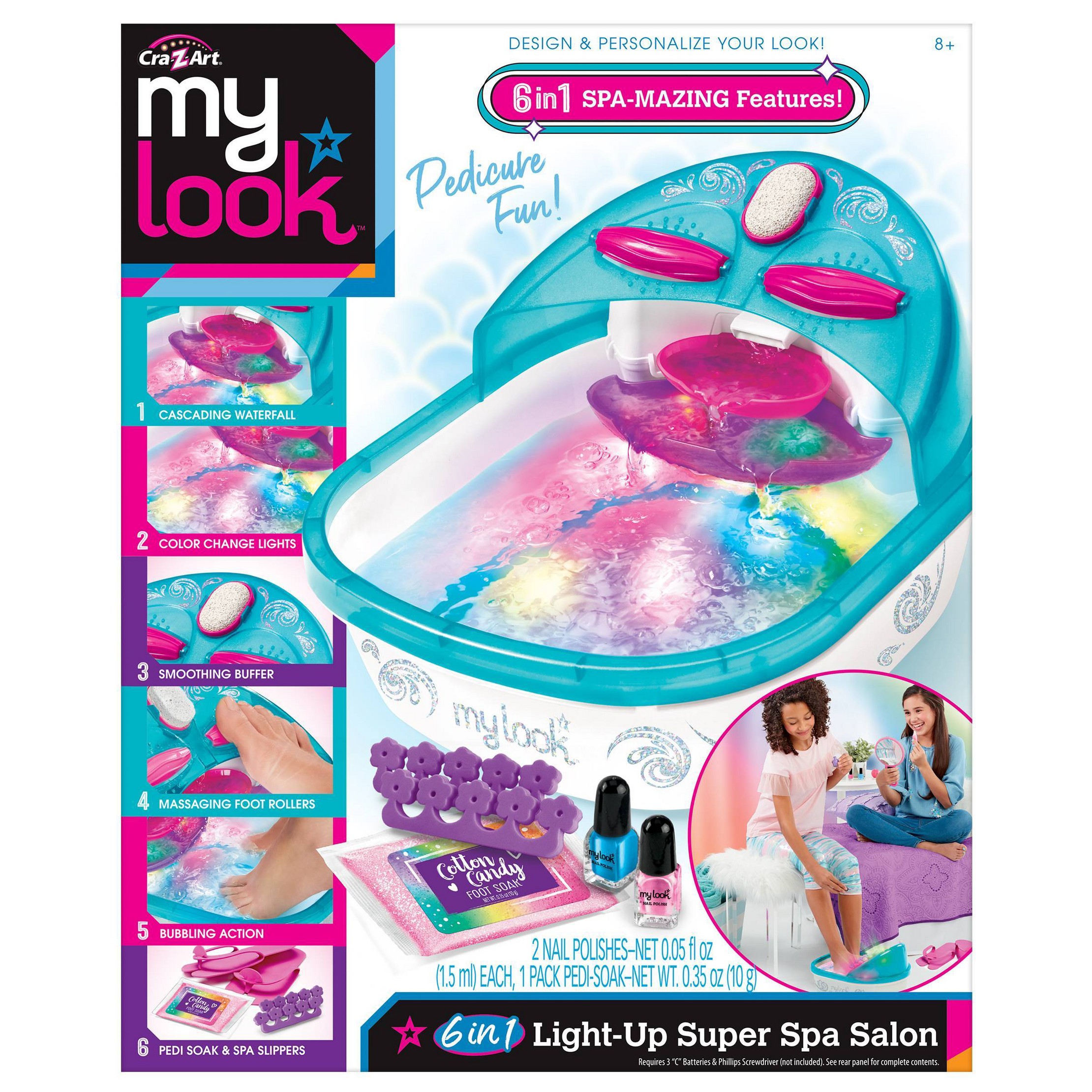 6-in-1 Light-Up Super Spa Salon Activity Kit - Walmart.com