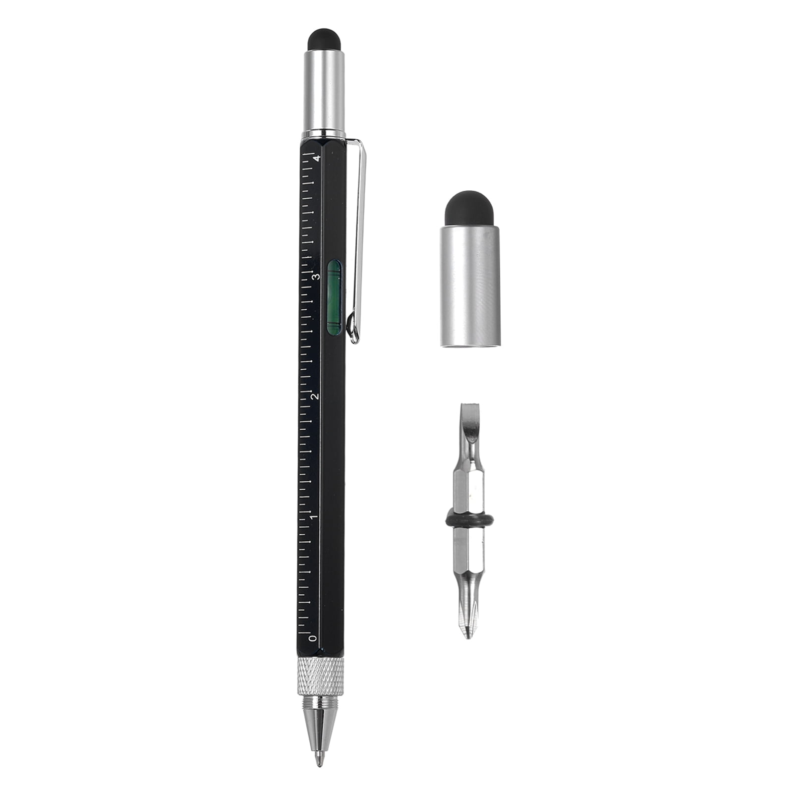 6 in 1 Metal Multitool Tech Tool Pen Gifts with Ballpoint Pen, Ruler ...