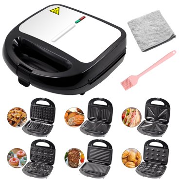 BCOWW Non-Stick Texas Waffle Maker with Easy Release and Cleaning ...