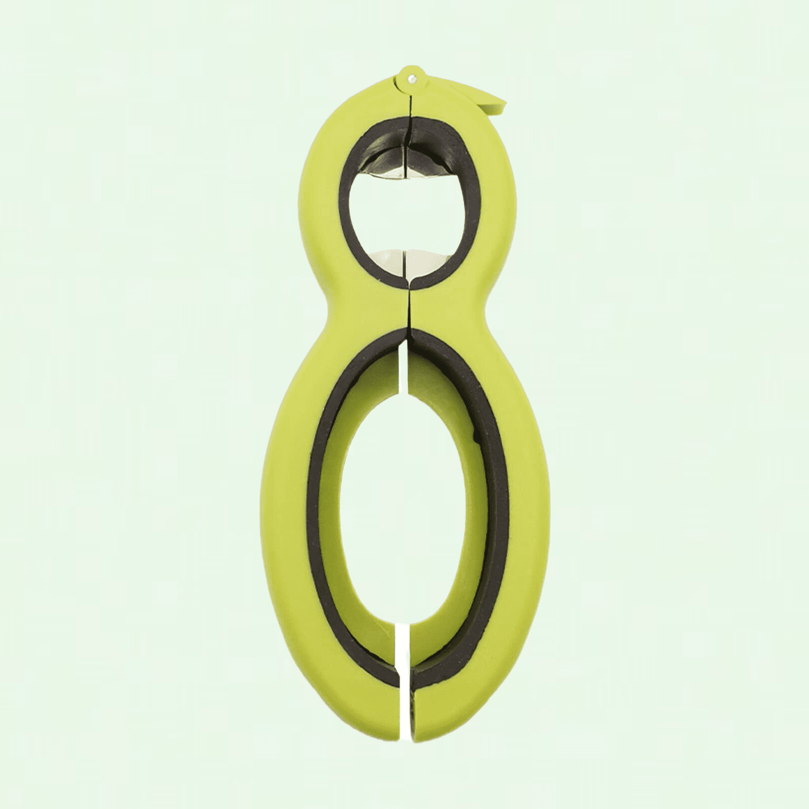 6 in 1 Multi Bottle Opener, Black and Green, Easy Twist Off Lid Tool ...