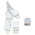 6 in 1 Multi Connector Fast Charging Cable Keychain 60W Fast Charging ...