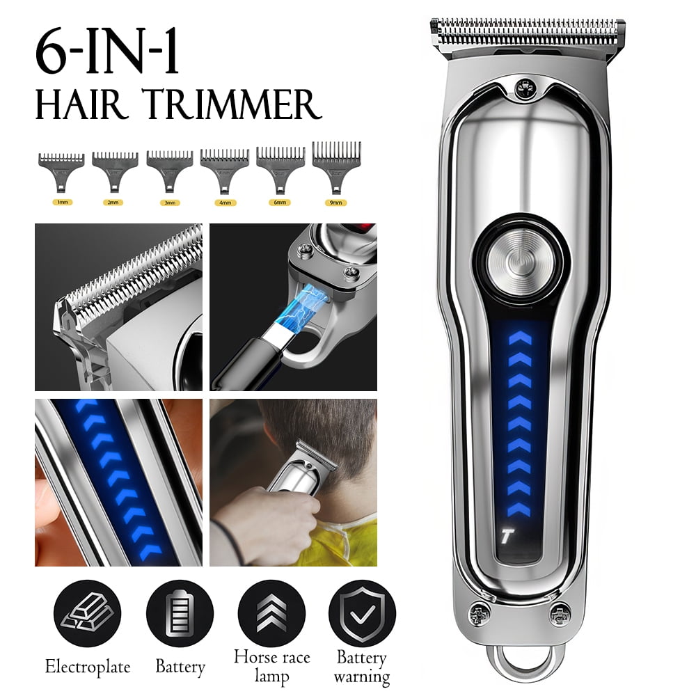 6-in-1 Multi-Function Hair Trimmer Kit, Electric Beard Trimmer ...