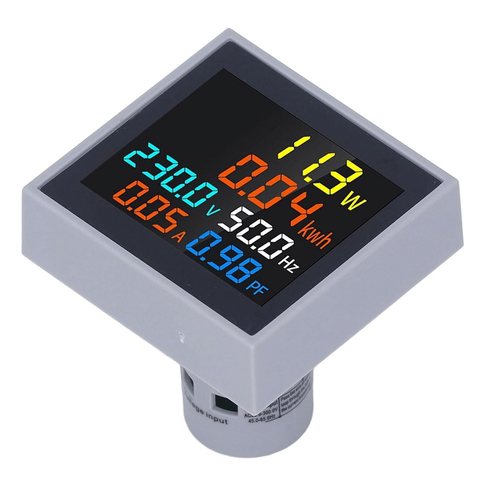 6 in 1 Multifunction Digital Meter AC Voltage Power Frequency Monitor for Household SPM004 (AC50 ...