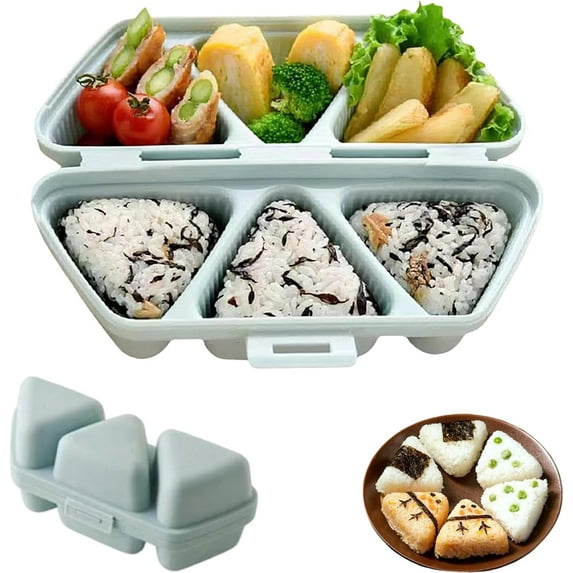 6 in 1 Onigiri Mold, 2026 New Triangle Rice Ball Maker, Non-Stick ...