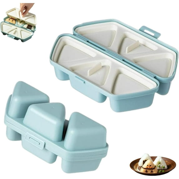 6 in 1 Onigiri Mold Set, Large & Small Triangle Rice Ball Press with ...