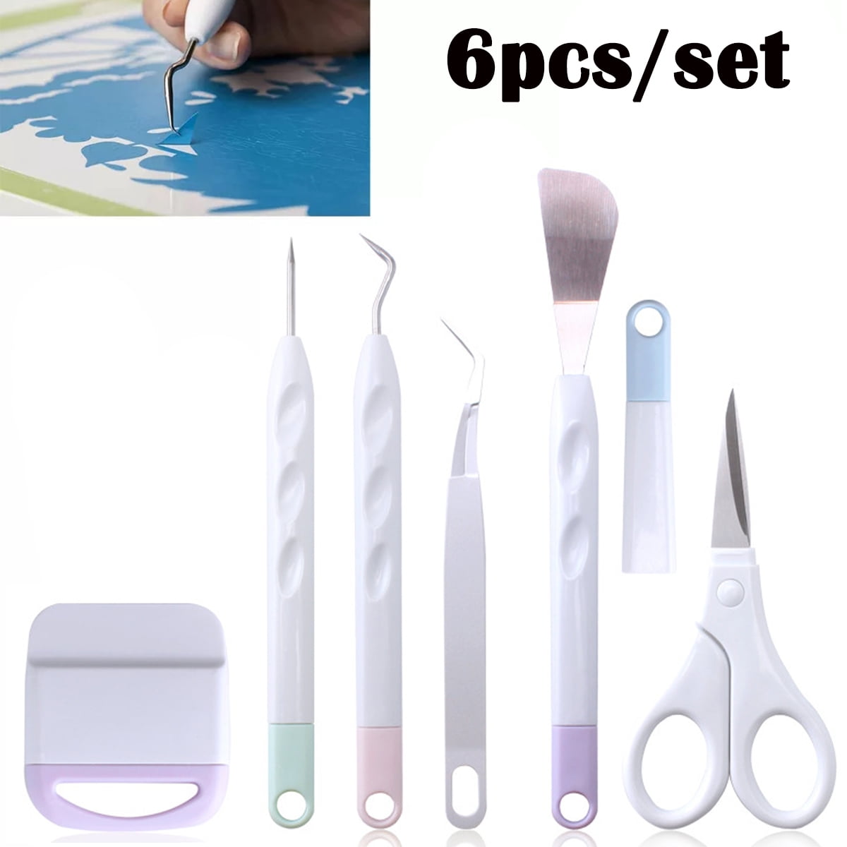 6 in 1 Plotter Scan Cut Machine Accessories, Vinyl Weeding Tool, DIY ...