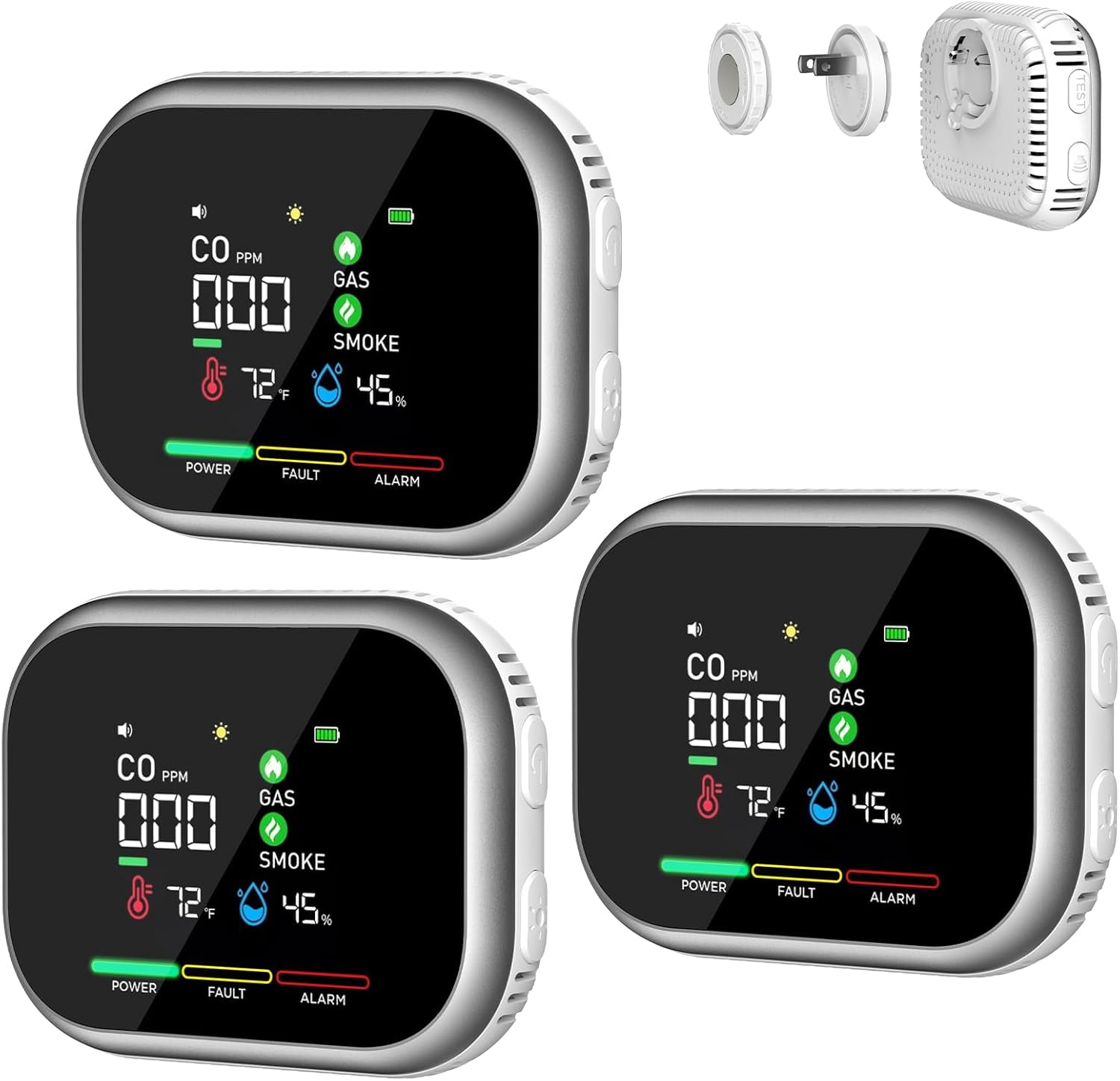 6-in-1 Portable Steadfast Haven Detector Air Quality Monitor ...