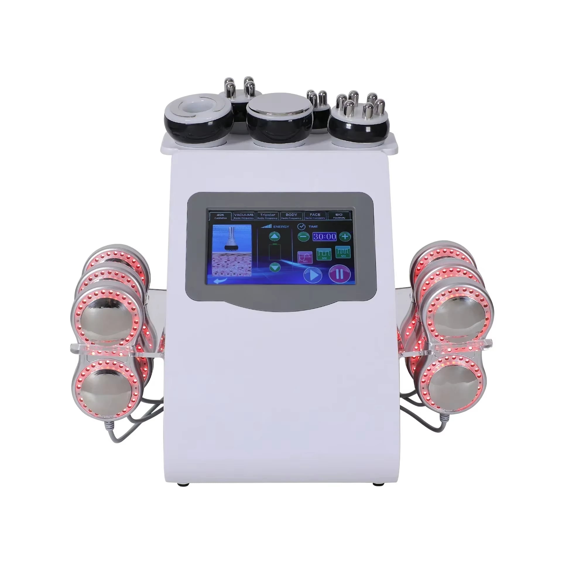 6-in-1 RF Warming Body Massager – Ultrasonic, Vacuum & Laser Plate, 6 ...