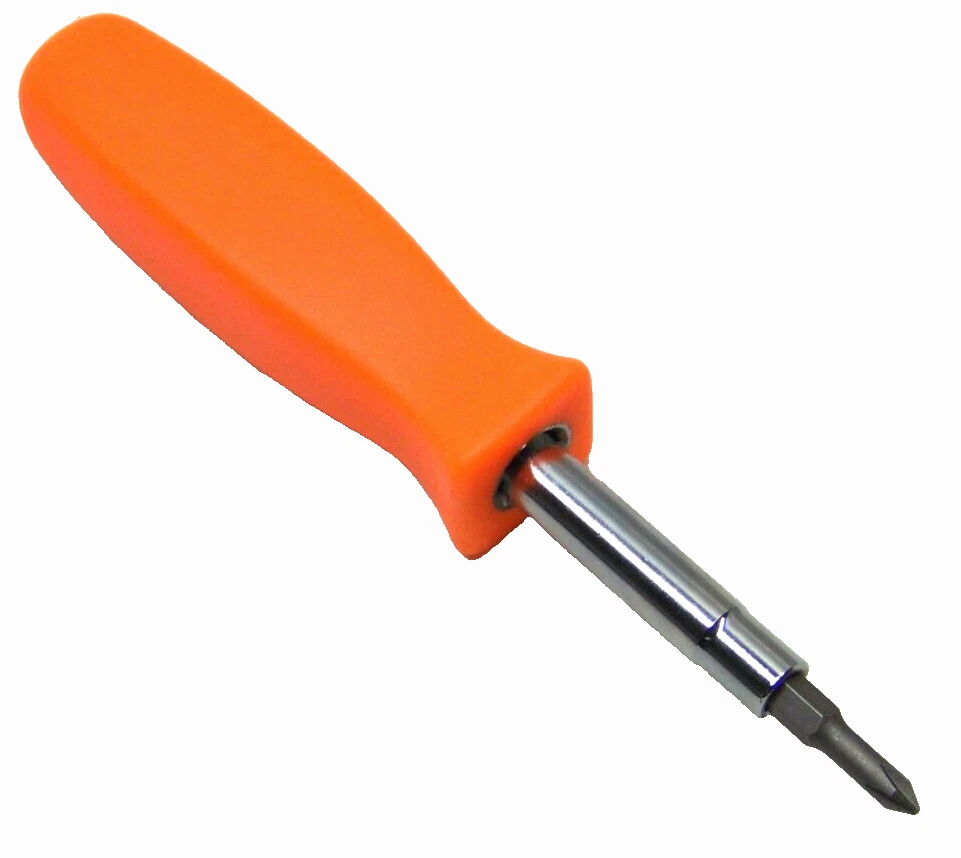 6 in 1 Screwdriver Quick Change Nut Driver Phillips # 1, 2 Slotted 1/4 ...