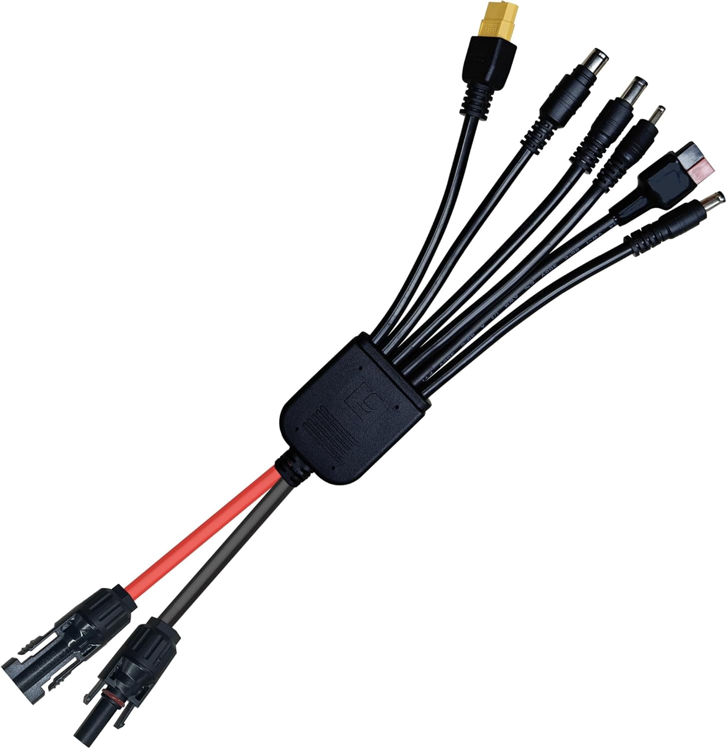 6-in-1 Solar Panel Cable to XT60, 16AWG Charge Extension Cable ...