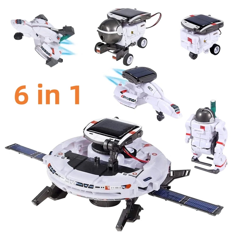 6-in-1 Solar Robot Kit,Educatoinal Learning Building Projects Toys,DIY ...