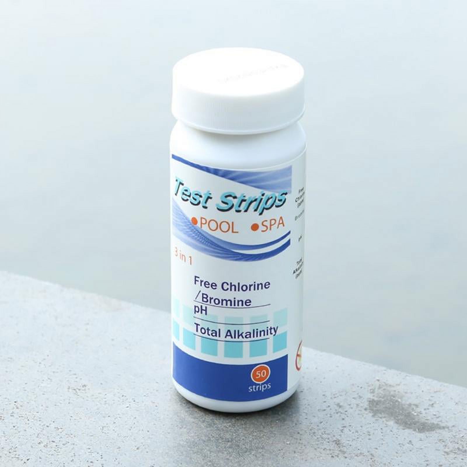6 in 1 Swimming Pool Test Strips,50x Chlorine Dip Test Strips Hot Tub ...