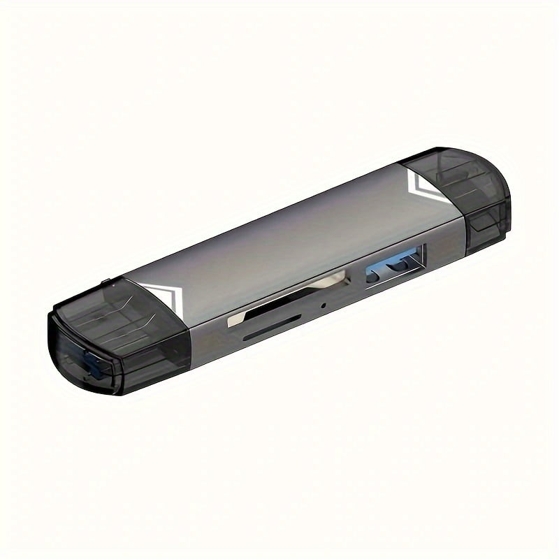 6-in-1 USB 3.0 High-speed Transfer 5Gbps Rate Card Reader Type-c ...