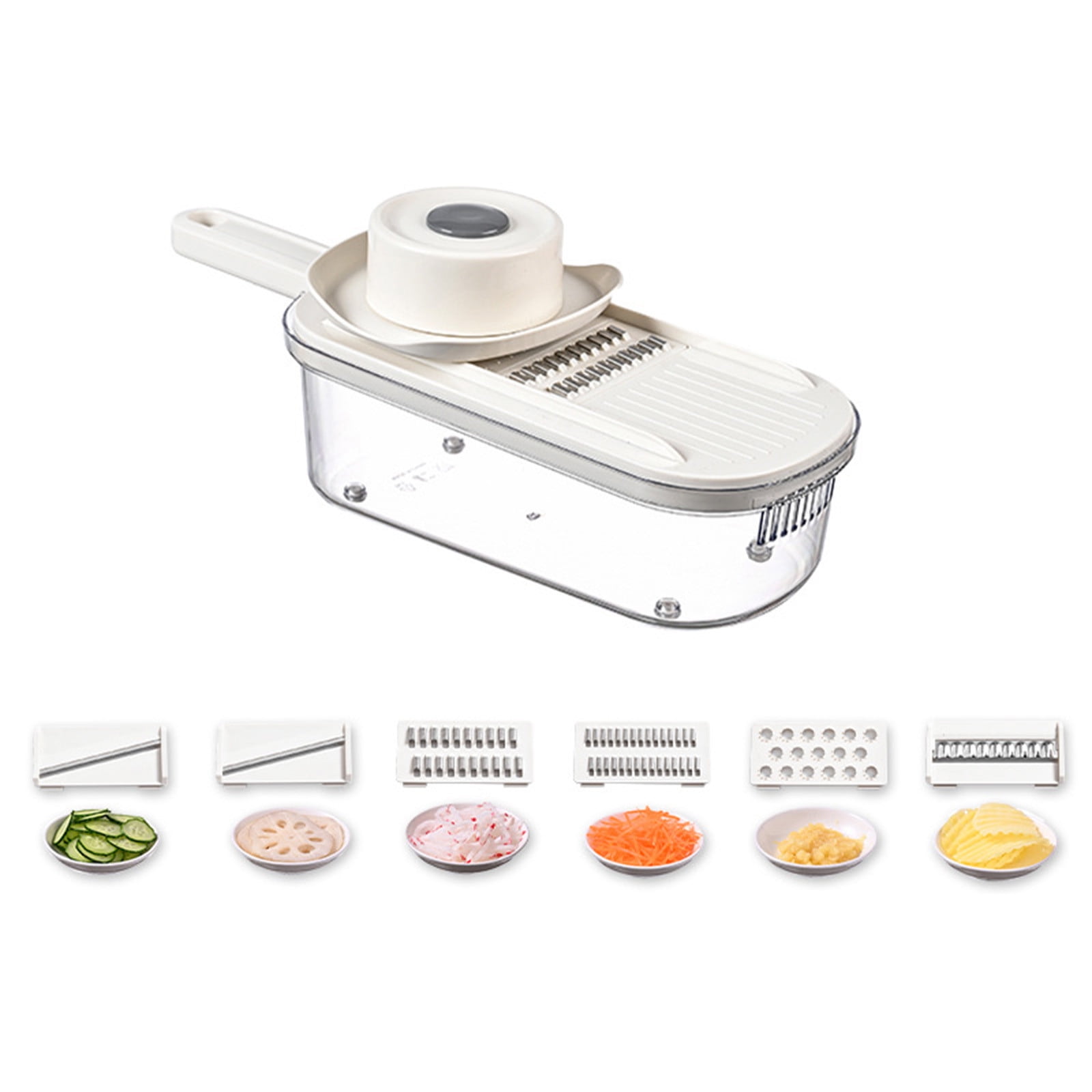 6-in-1 Vegetable Chopper Set - Multifunctional Slicer and Dicer with ...