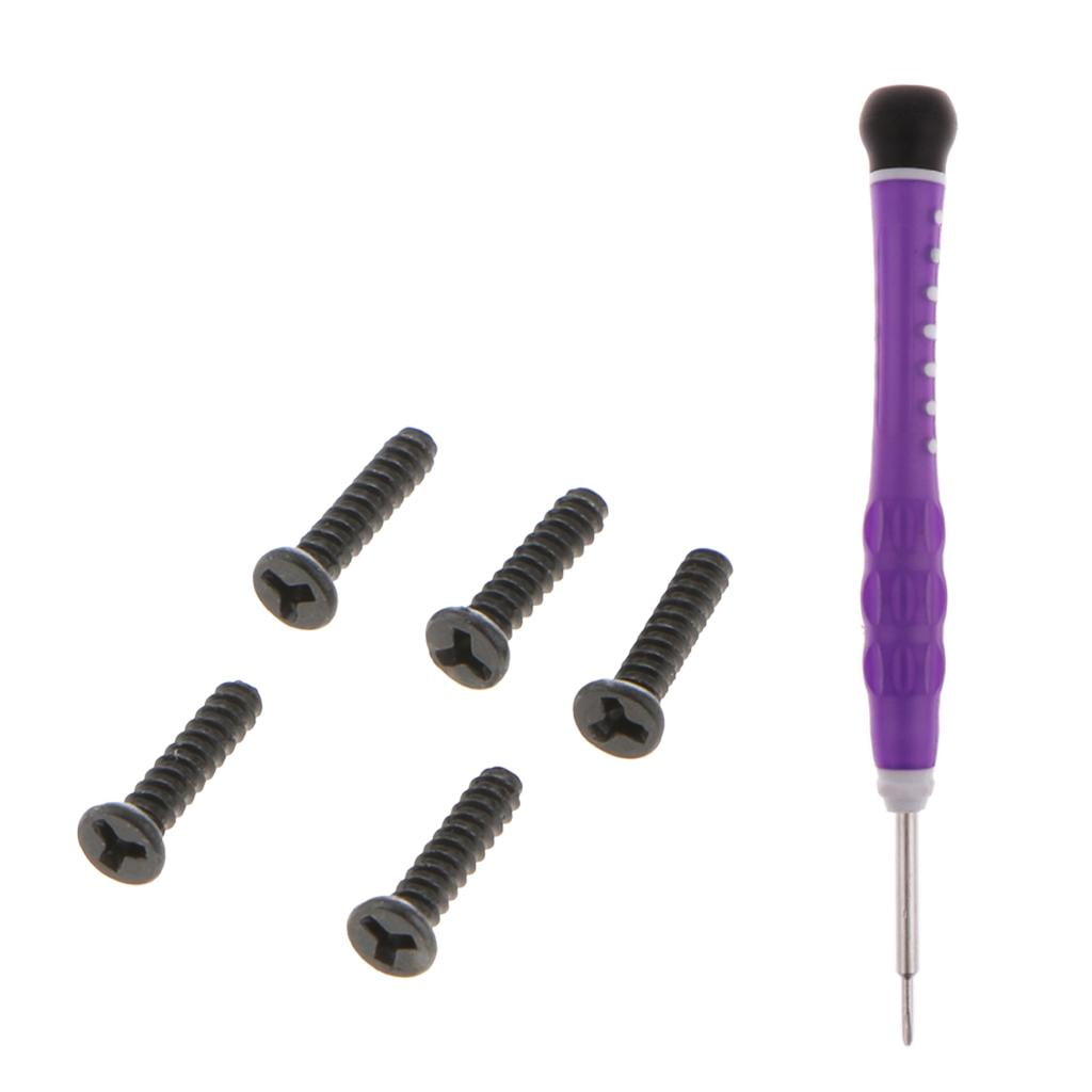 6 in 1 Y Shape Tip Tri Wing Screwdriver Set & Screws for Switch NS ...