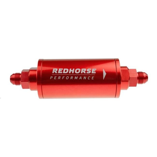 6 in. - 12AN Cylindrical In-Line Race Fuel Filter, Clear - Walmart.com