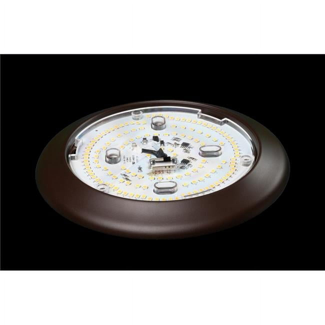 6 in. 15W Quick Disc Round LED Surface Mount Light - 1200 Lumens - 120V ...