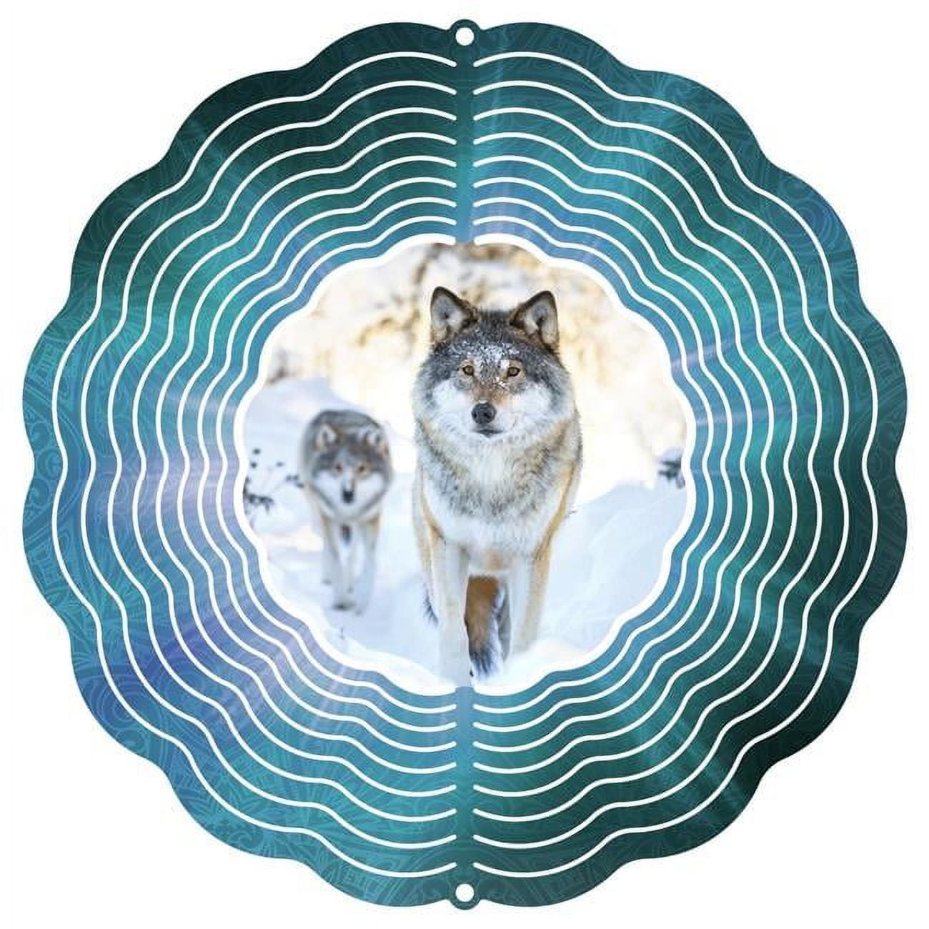 6 in. Alpha Wolf Wind Spinner - Walmart.com