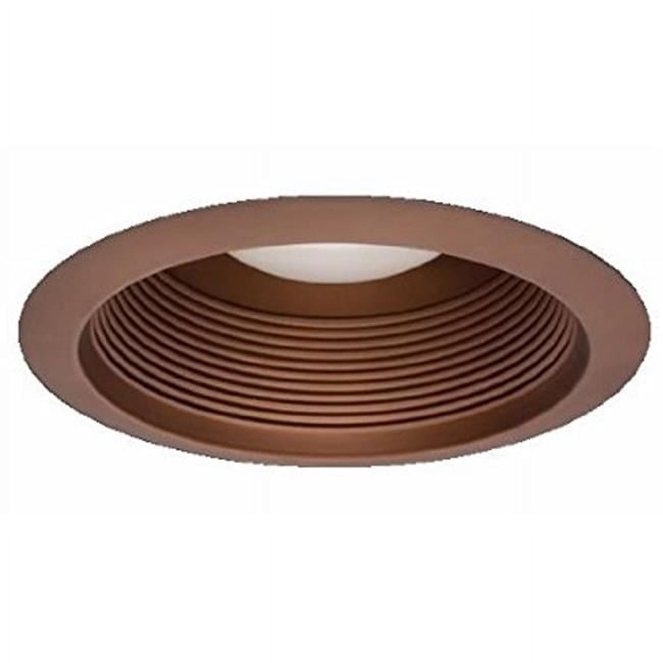 Nicor Lighting 17550ABZ 6 in. Bronze Recessed Airtight Cone Baffle Trim ...