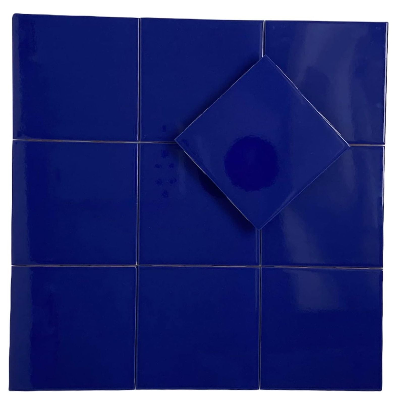 6 in Ceramic Tile Gloss 6x6 Box of 8 Piece for Bathroom Wall and ...