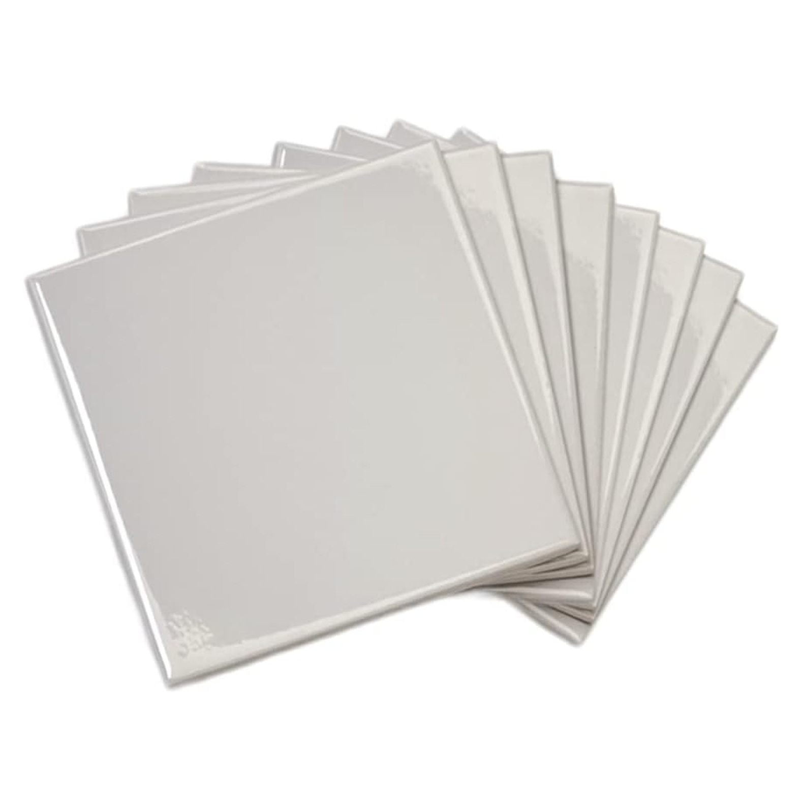 6 in Ceramic Tile Gloss 6x6 Box of 8 Piece for Bathroom Wall and ...