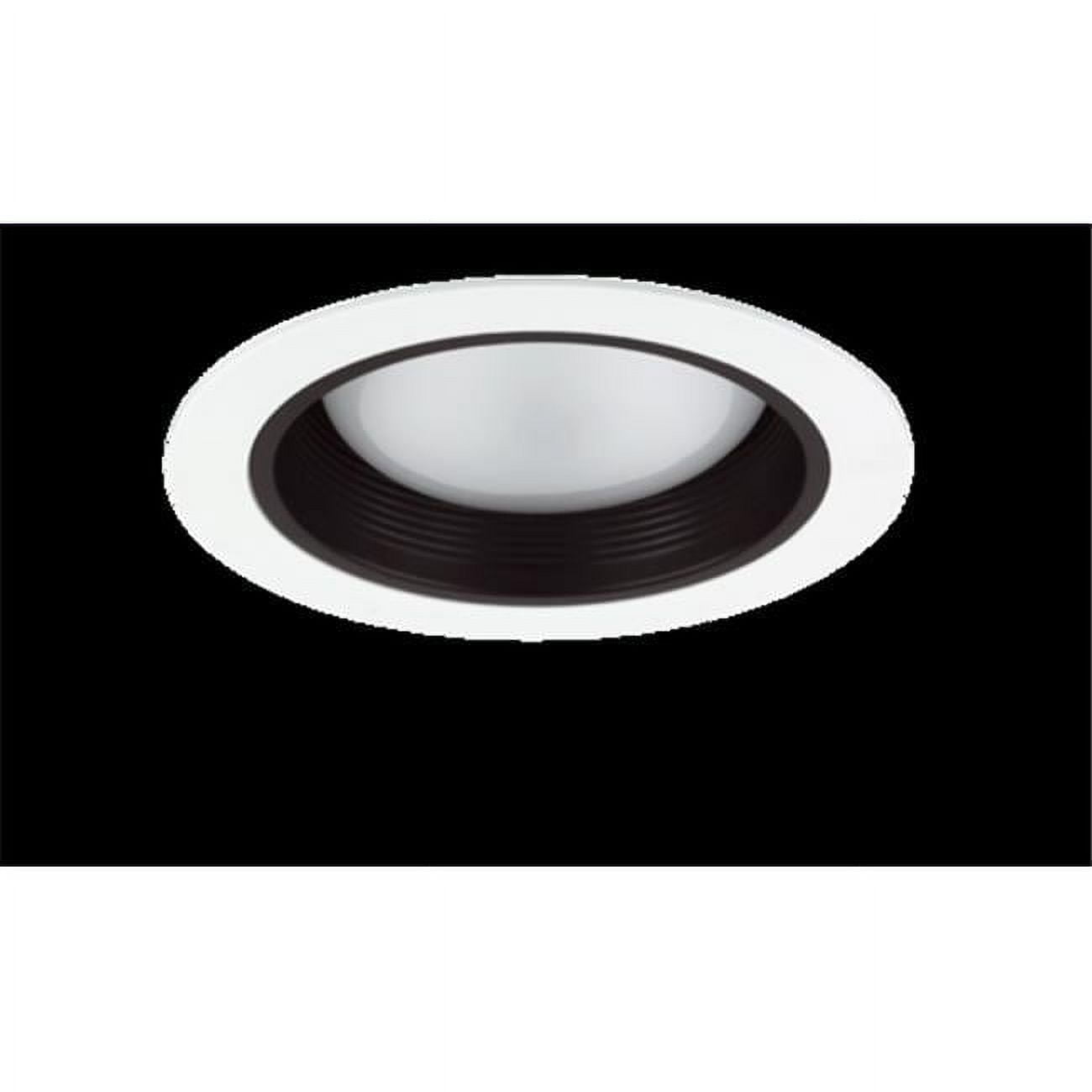 6 in. Cone Baffle Trim, Black & White - 90 watt - Walmart.com